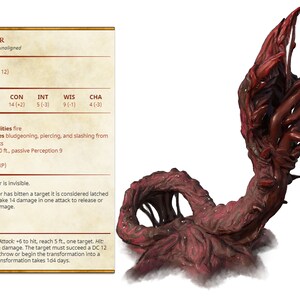 Alien Neck Bitter | Premium 3D Printed Miniatures 28mm 32mm to 100mm ...