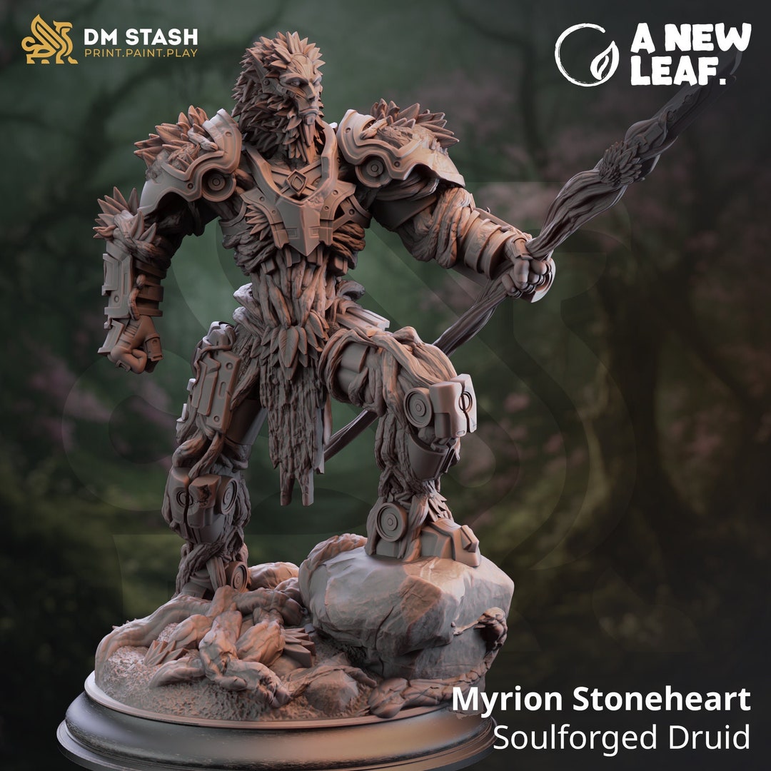 Druid Beast Dnd Miniatures Compatible With 28mm 32mm Fantasy Minis ...
