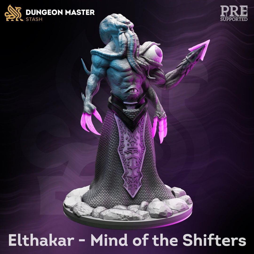 Mindplayer Warlock Premium Dnd Miniature Mini Warrior Sanded & Primed ...