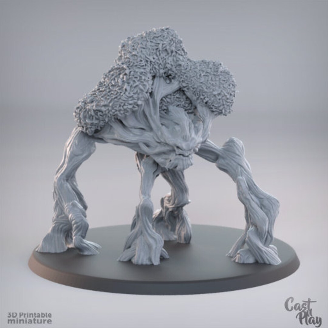 Ent Treant Treeman Treefolk V4 Premium Dnd Miniature Mini | Resin 3D ...