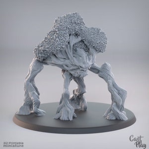 Ent Treant Treeman Treefolk V4 Premium Dnd Miniature Mini | Resin 3D ...