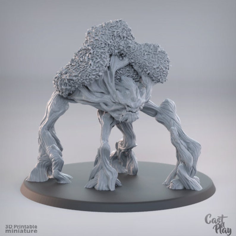 Ent Treant Treeman Treefolk V4 Premium 3D Printed Miniatures - Etsy