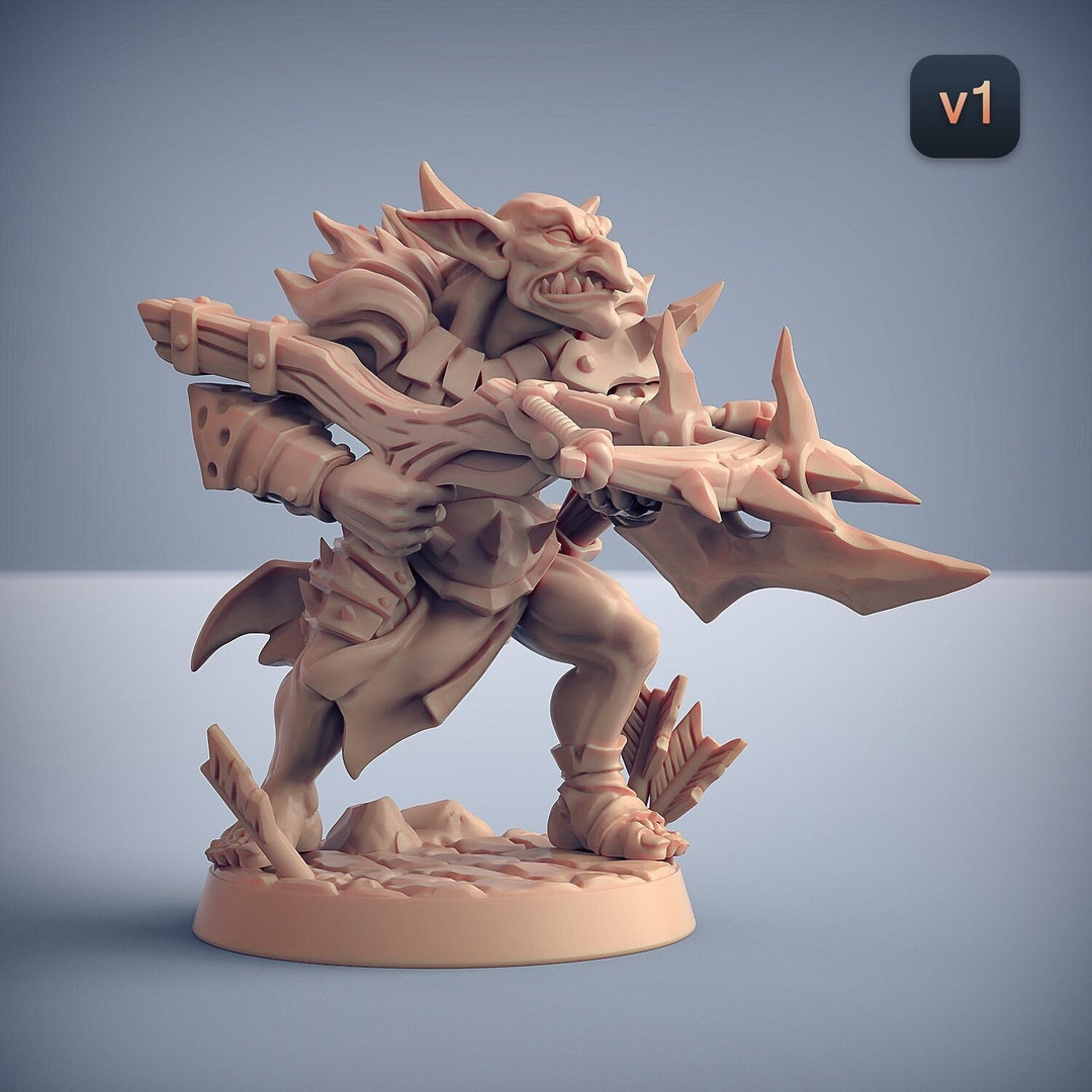 Hobgoblin Archer Ranger E Dnd Miniatures Compatible With 28mm 32mm ...