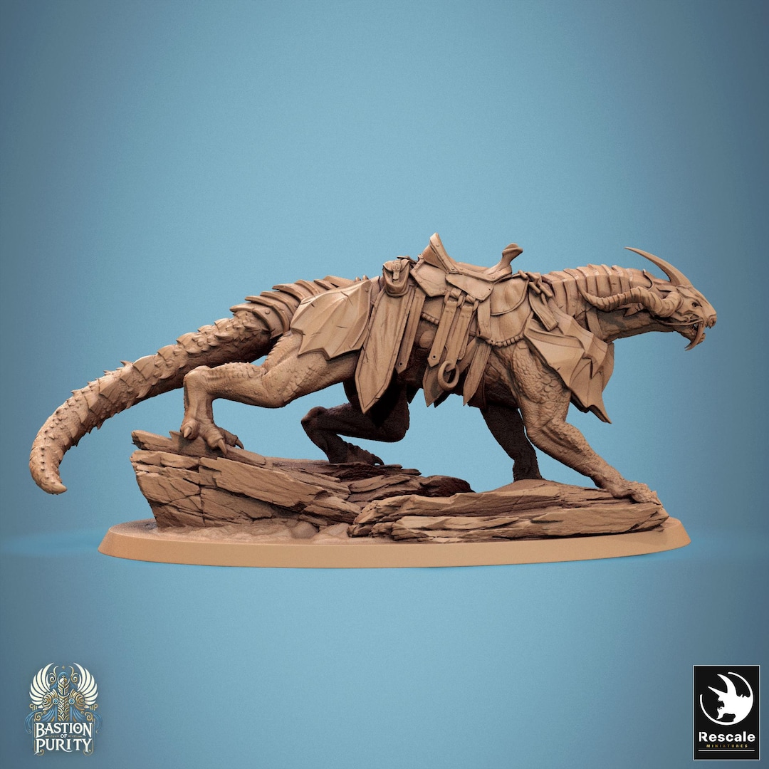 Armored Sabertooth Tiger V1 Premium Dnd Miniature Mini | Resin 3D ...