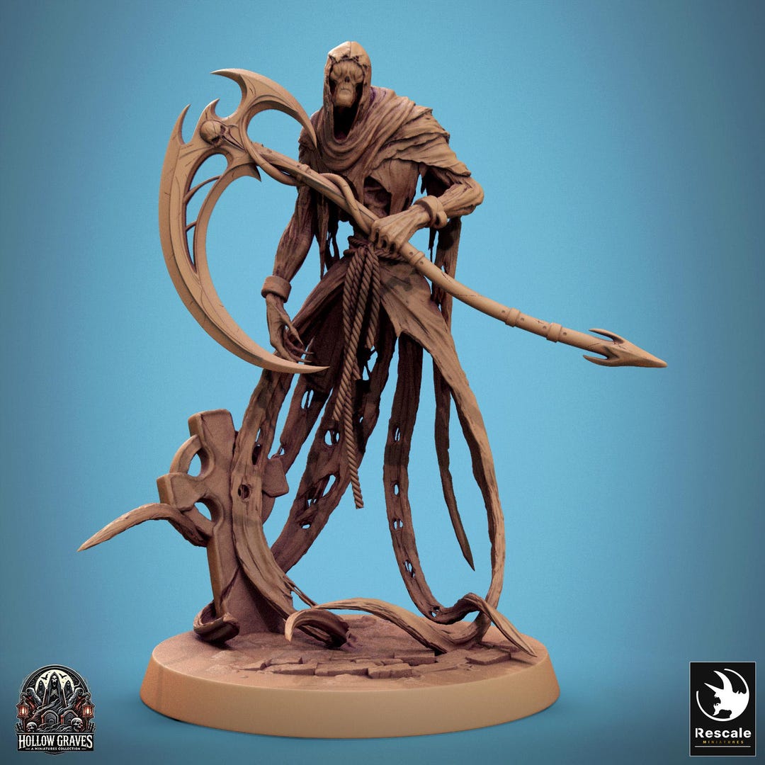 Necromancer Undead Wraith Lich V9 Premium Dnd Miniature Mini Figure ...