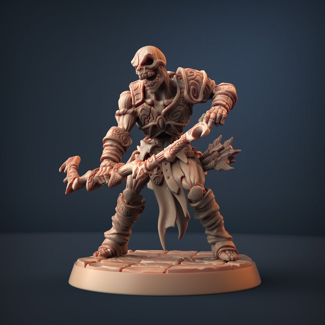 Necromancer Skeleton V10 Premium Dnd Miniature Archer Ranger - Etsy