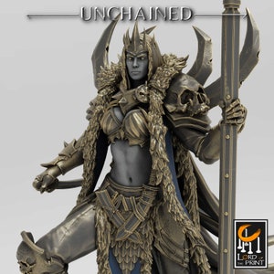 Female Olaf Guard Knight Paladin Cleric Premium Dnd Miniature Mini ...