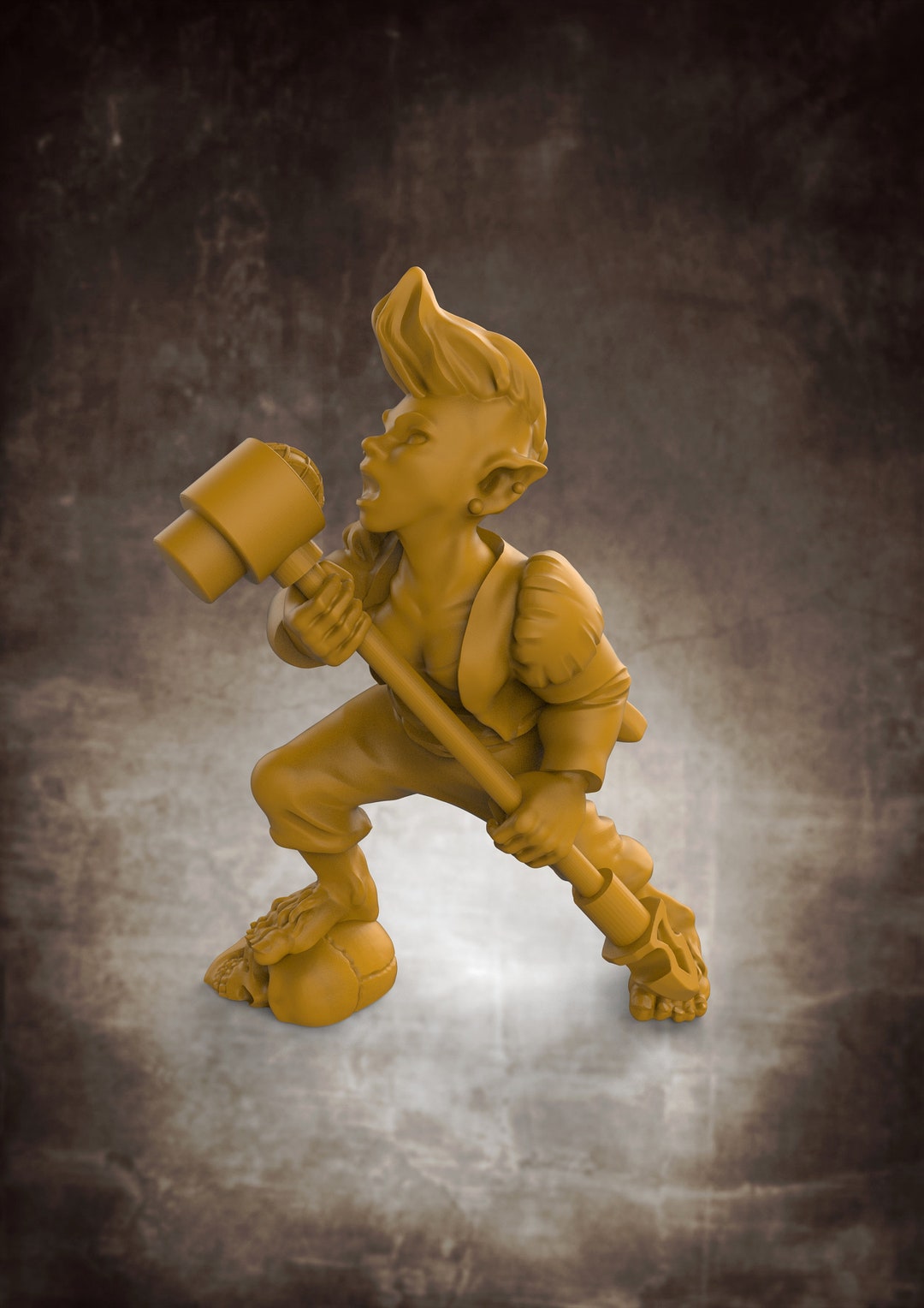 Female Halfling Bard Singer | Premium 3D Printed Tabletop Miniature ...