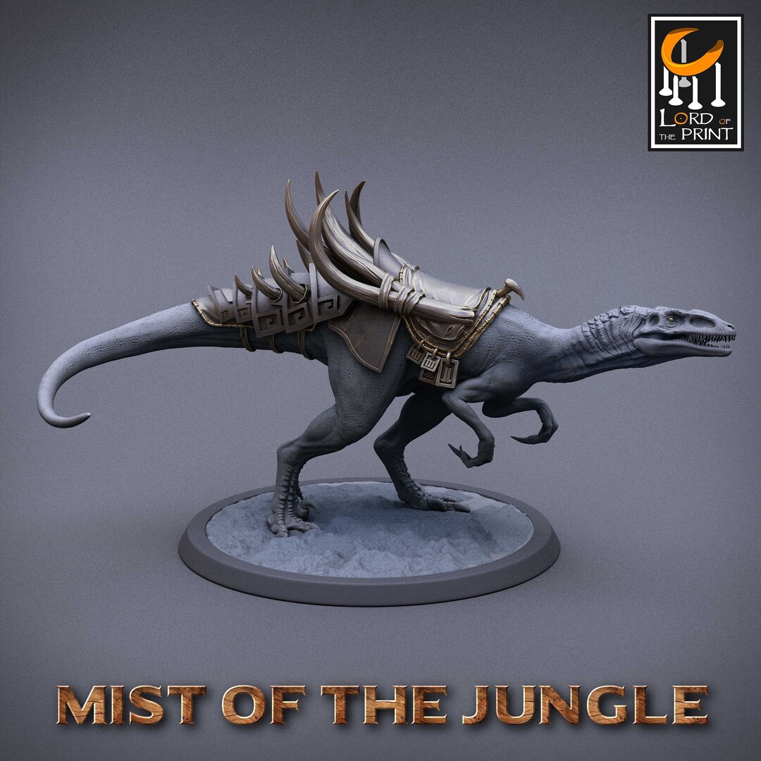 Raptor Level 2 V6 Premium Dnd Miniature Mini Fighter Warrior | Resin 3D ...