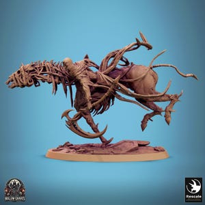 Necromancer on Nightmare Undead Wraith Lich V15 Premium Dnd Miniature ...