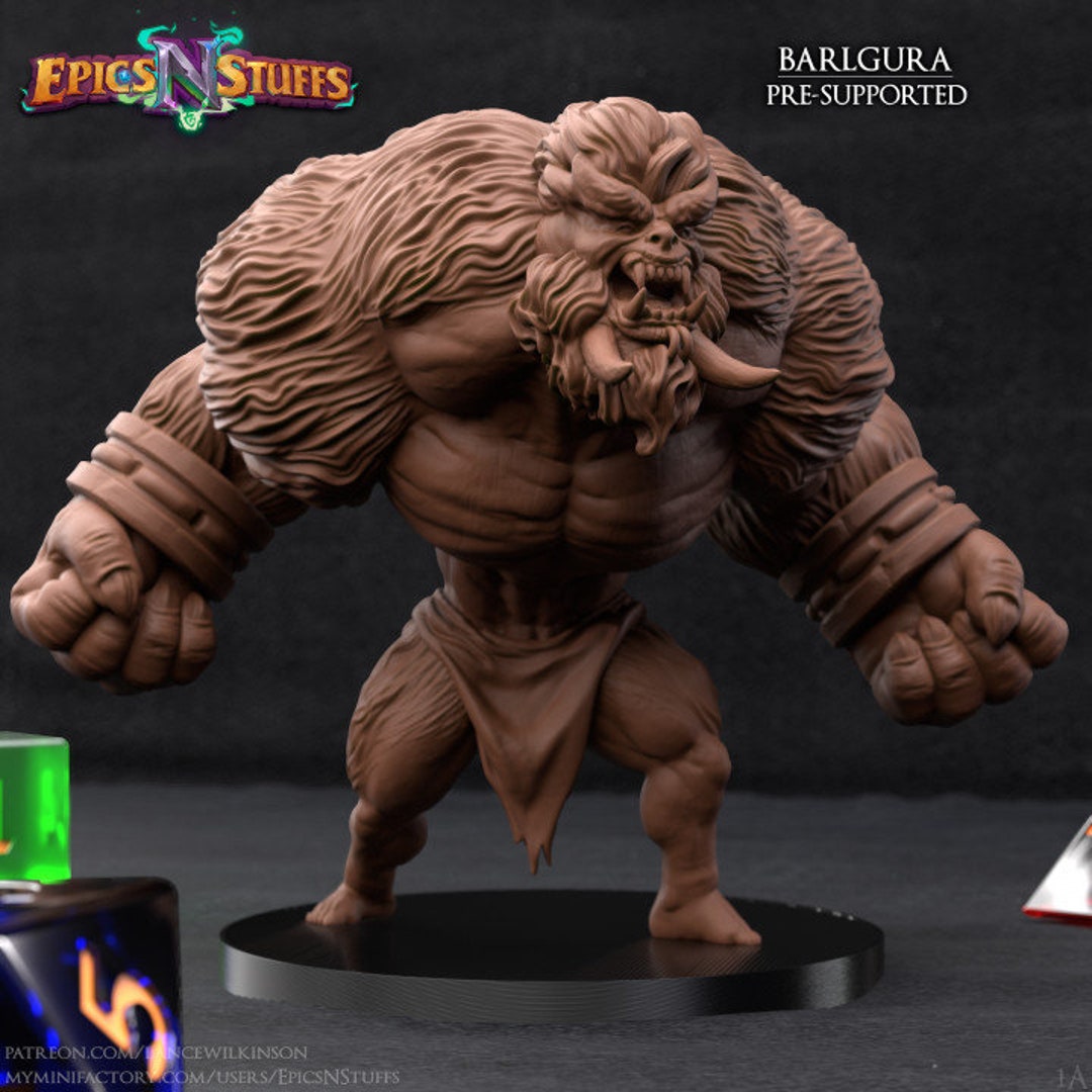 Balgura Premium Dnd Miniature Mini Sanded & Primed Resin 3D Printed ...