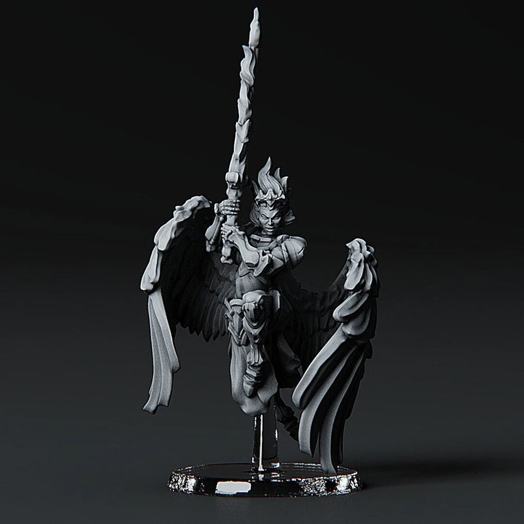 Angel Celestial Female Archangel Dnd Miniature Mini | 28mm 32mm up to ...