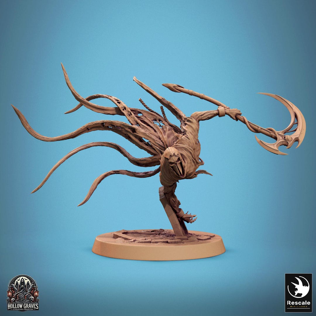 Necromancer Undead Wraith Lich V16 Premium Dnd Miniature Mini Figure ...