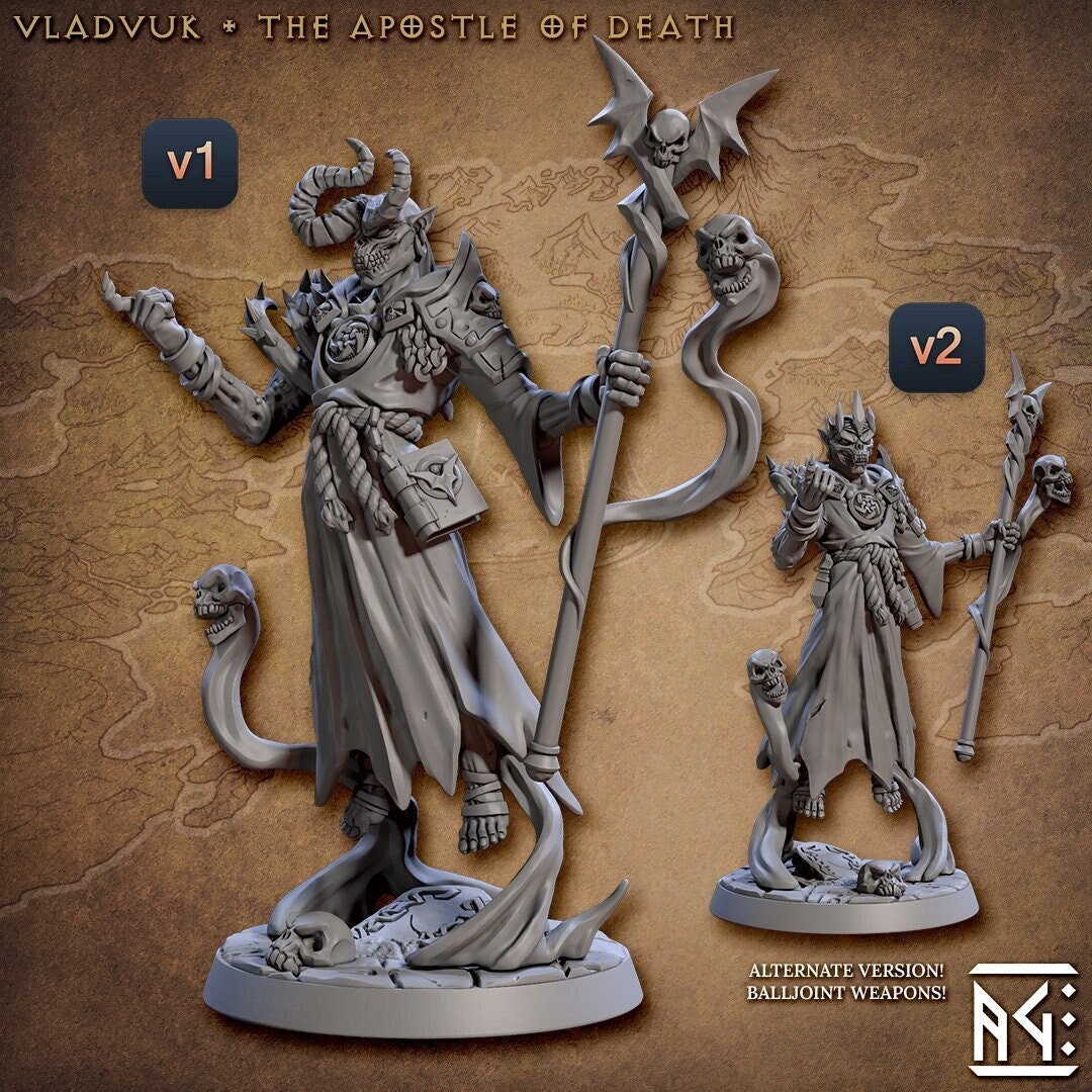 Tiefling Warlock Wizard Sorcerer Druid Dnd Miniatures Compatible With ...