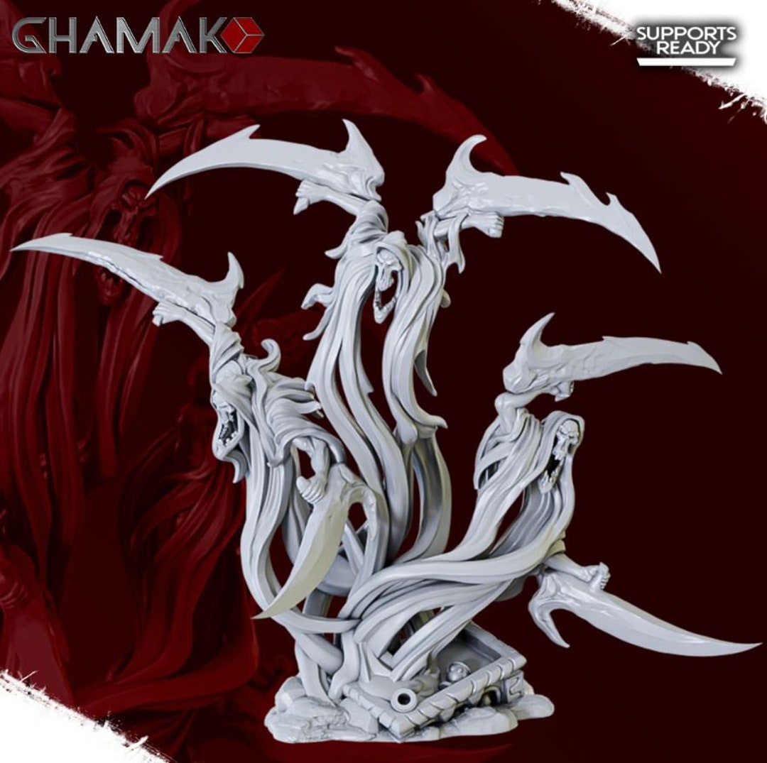 Wraith Necromancer Undead Lich Premium Dnd Miniature Mini Figurine ...