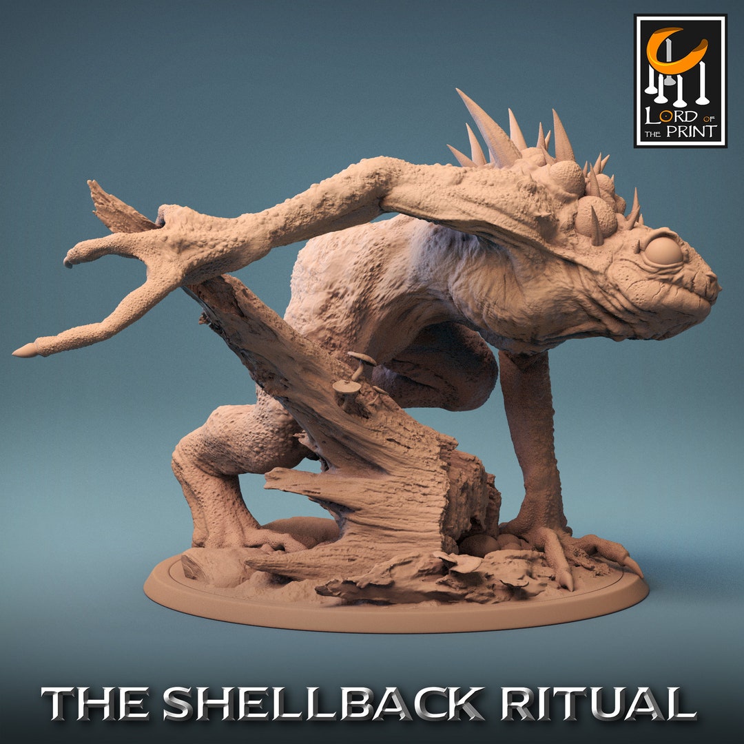 Giant Toad Frog C Premium Dnd Miniature Mini | Monster Beast | Resin 3D ...