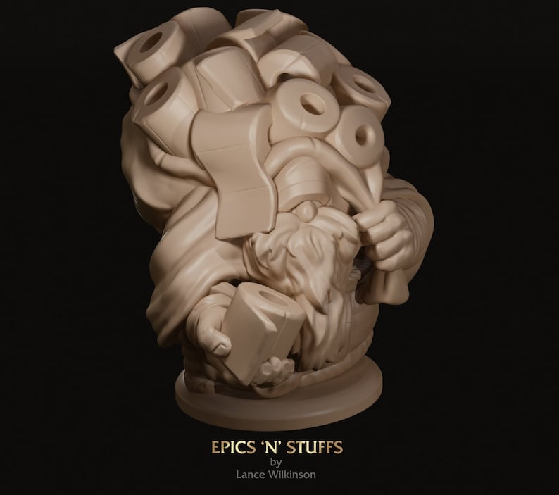 Dwarf Merchant Premium 3D Printed Fantasy Tabletop Miniature | Etsy