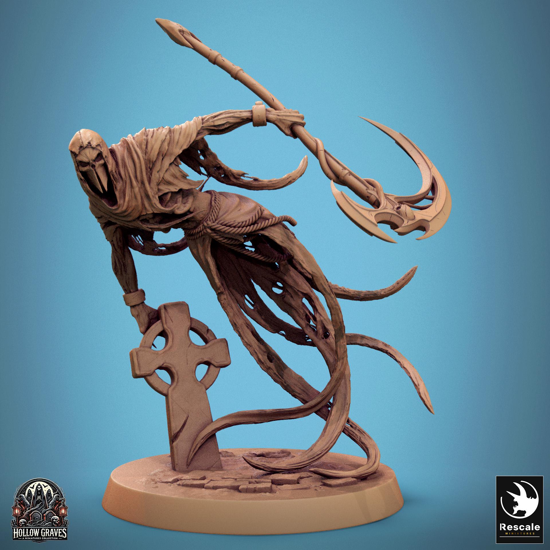 Wight Wraith Dnd Miniatures Compatible With 28mm 32mm Tabletop Fantasy ...