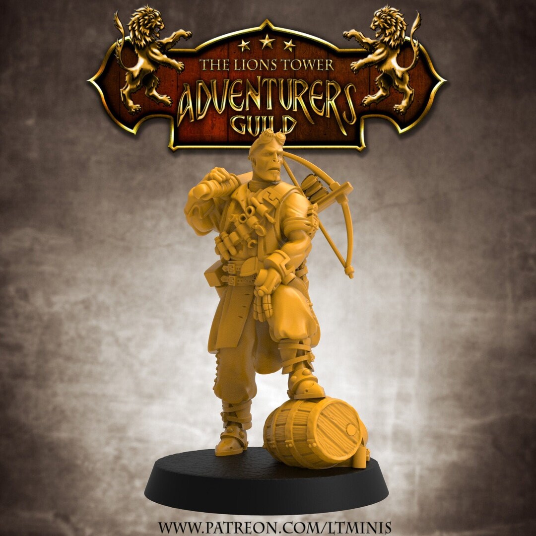 Archer Premium 3D Printed Tabletop Miniatures 28mm to 100mm Dnd 20679 ...