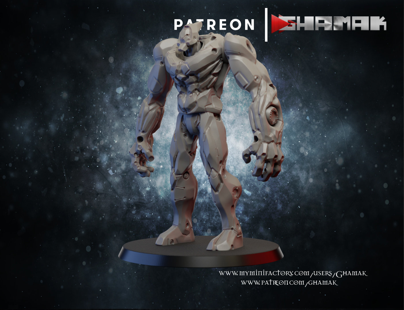 Metal Golem Goliath Premium 3D Printed Fantasy Sci Fi | Etsy