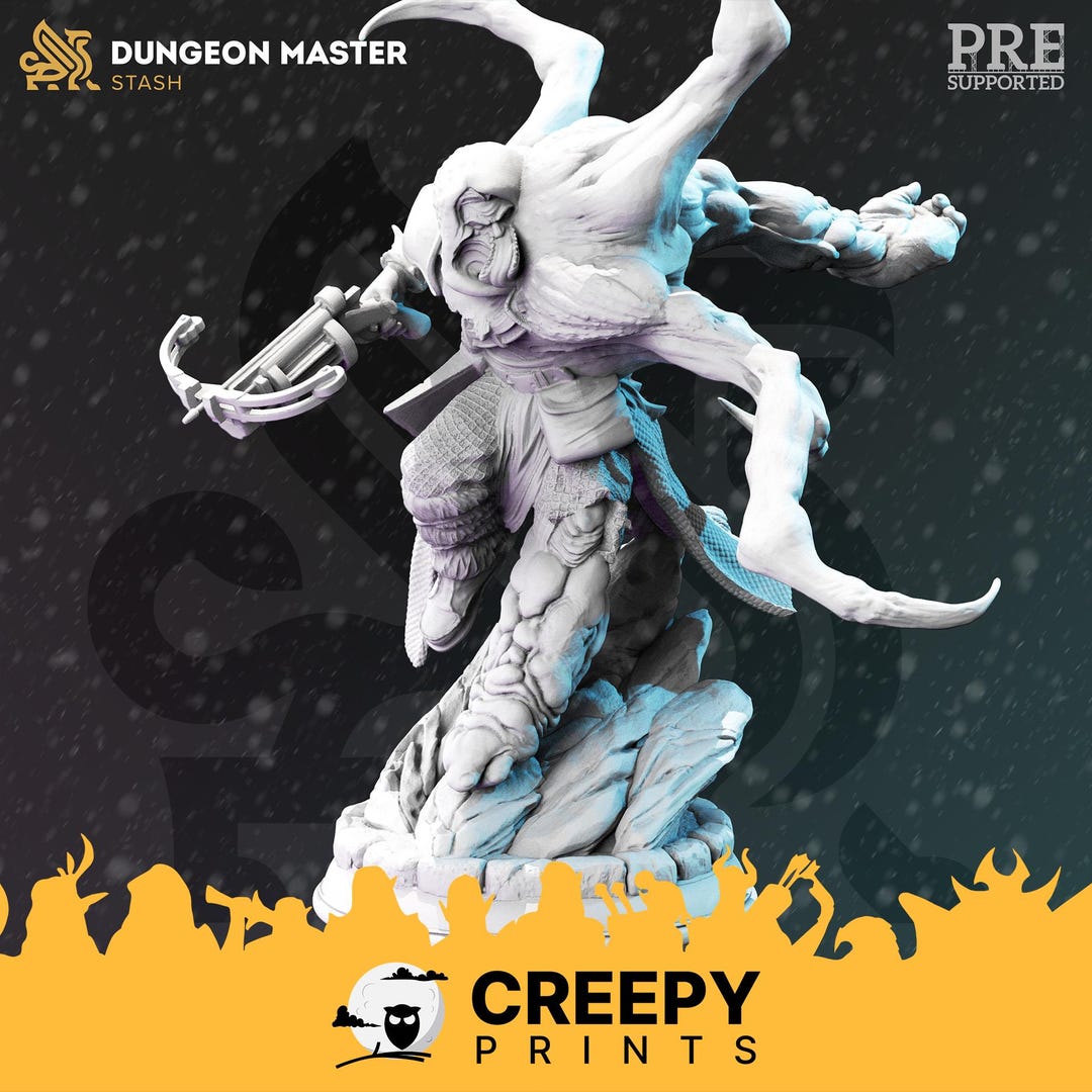 Corrupted Archer Ranger Dnd Miniatures Compatible With 28mm 32mm ...