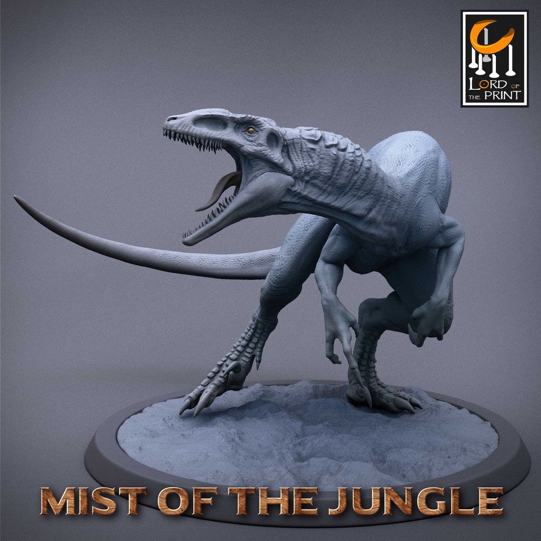 Raptor Level 1 V7 Premium Dnd Miniature Mini Fighter Warrior | Resin 3D ...