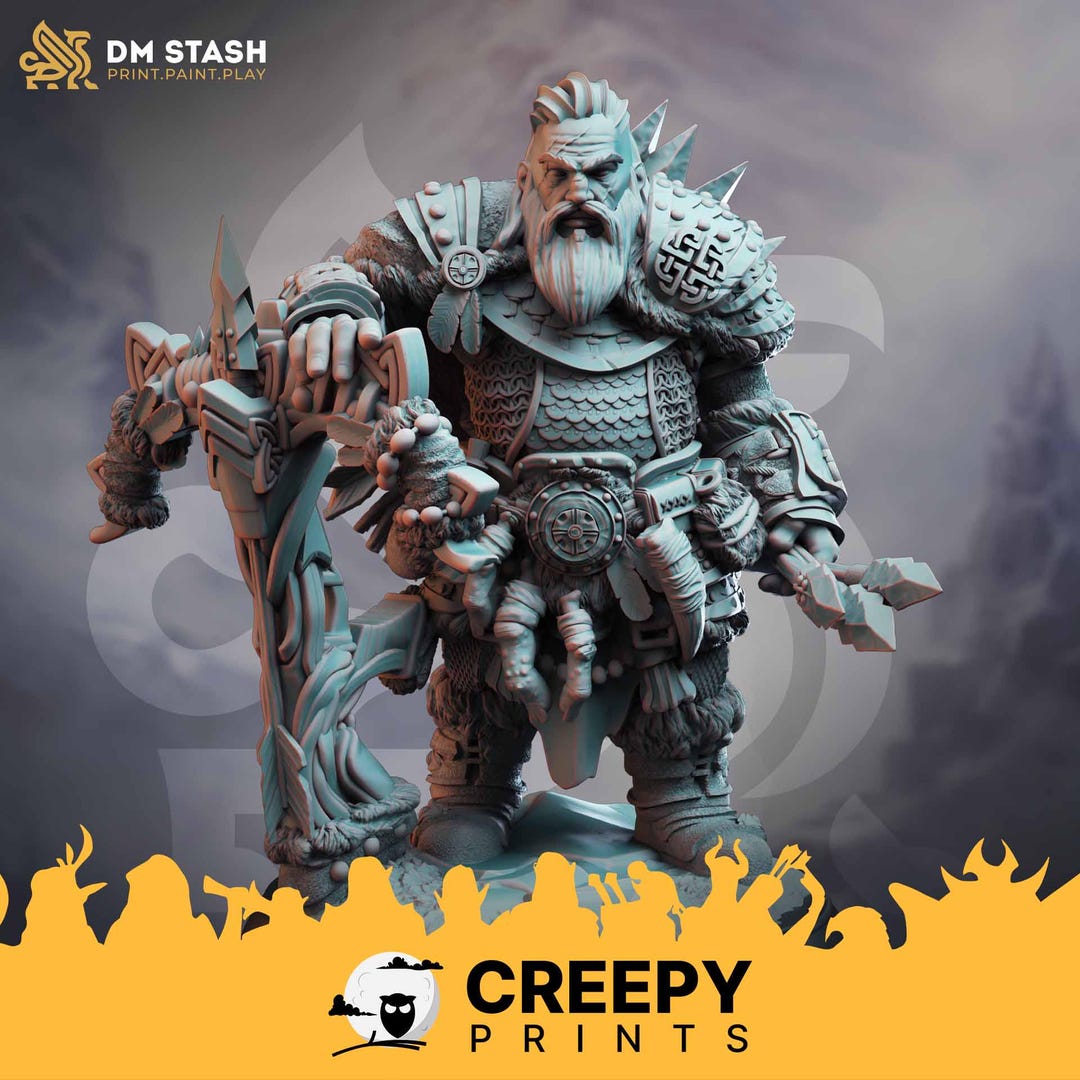 Dwarf Archer Ranger Dnd Miniatures Compatible With 28mm 32mm Tabletop ...