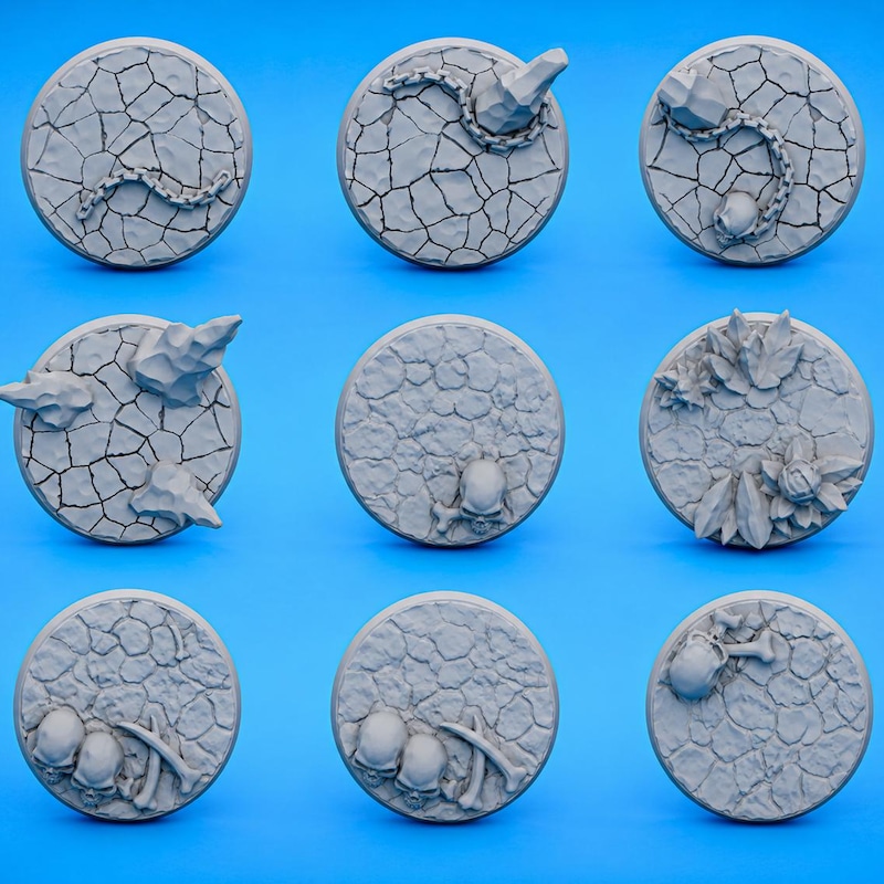 28 Mm Skull Bases - Etsy