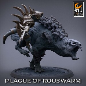 Ratfolk Rider V5 Premium Dnd Miniature Mini Rat Folk Mousefolk Mouse ...