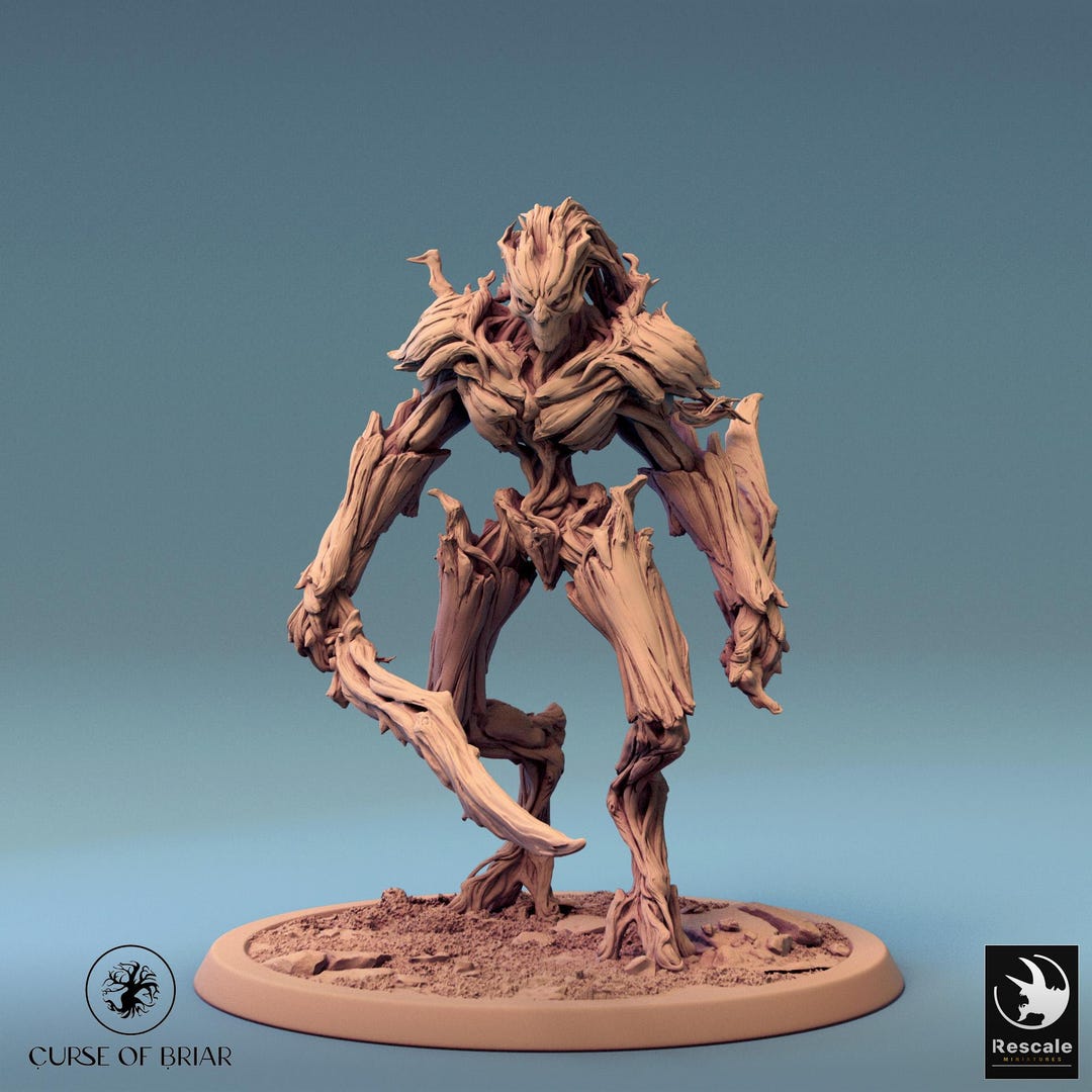 Dryad Idle V1 Ent Treant Treeman Treefolk Dnd Miniature Mini | Resin 3D ...