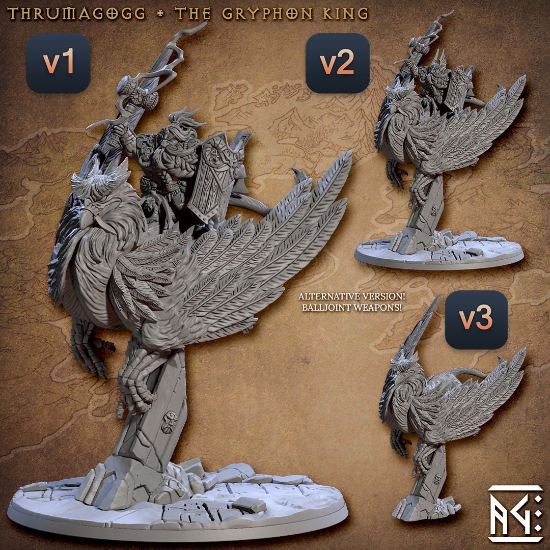 Dwarf Lord King Rider Premium Dnd Miniature Mini | Cleric Paladin ...