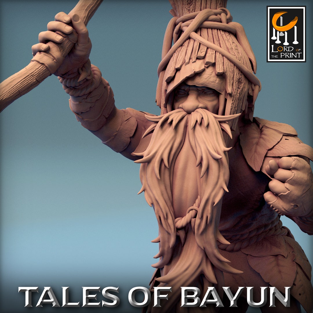 Gnome Warrior V1 Premium Dnd Mini Miniature Figure Figurine 28mm 32mm ...
