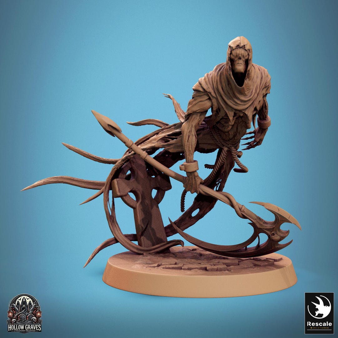 Wraith V5 Dnd Miniatures Compatible With 28mm 32mm Fantasy Minis ...