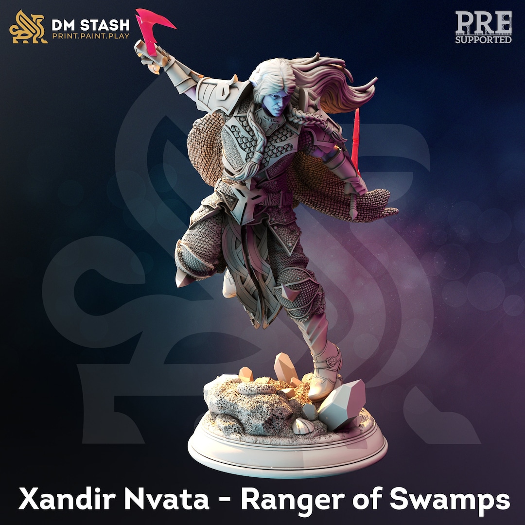 Female Assassin Rogue Premium Dnd Miniature Mini Figure Figurine | 28mm ...