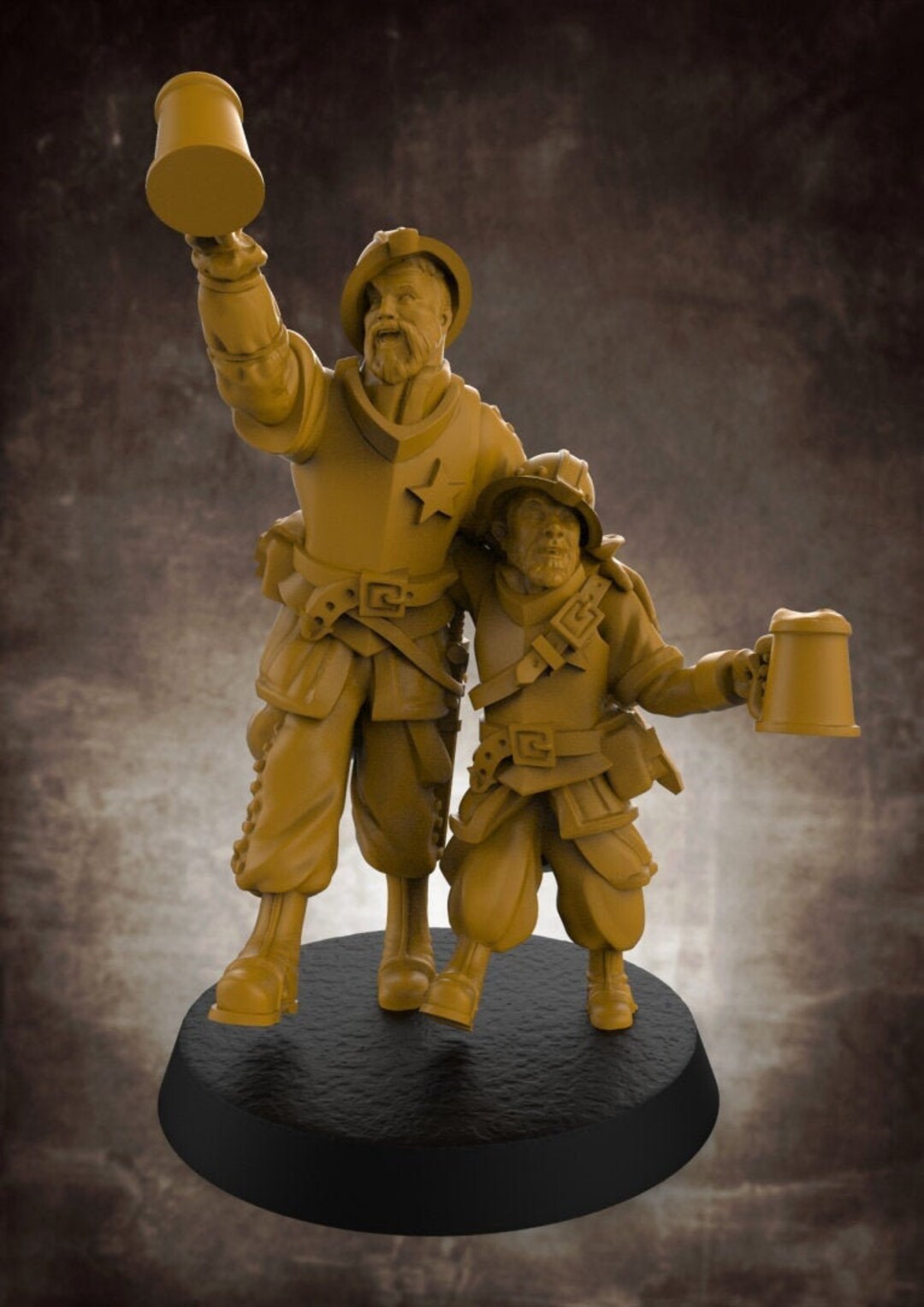 Watchmen Guards Premium 3D Printed Tabletop Miniatures 28mm 32mm to ...