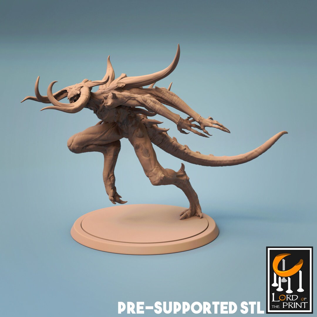 Tormentor Infernum Demon V4 Premium Dnd Mini Miniature Figure Figurine ...