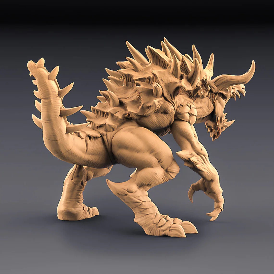 Tarrasque V3 Premium 3D Printed Fantasy Tabletop Miniatures - Etsy