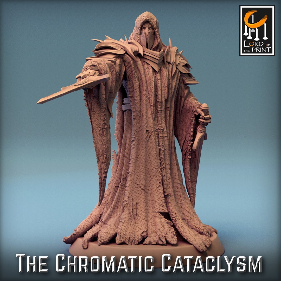 Cultist Wraith V5 Monk Tiamat Shadow Premium Dnd Miniature Mini Figure ...