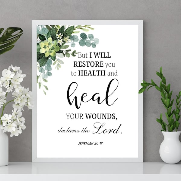 Jeremiah Bible Verse - Etsy