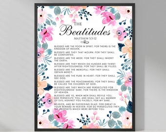 Beatitudes Poster - Etsy