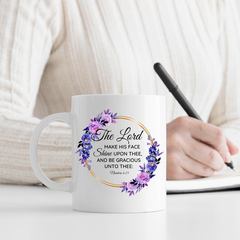 Numbers 6:25 KJV Png File Design/the Lord Make His Face Shine | Etsy