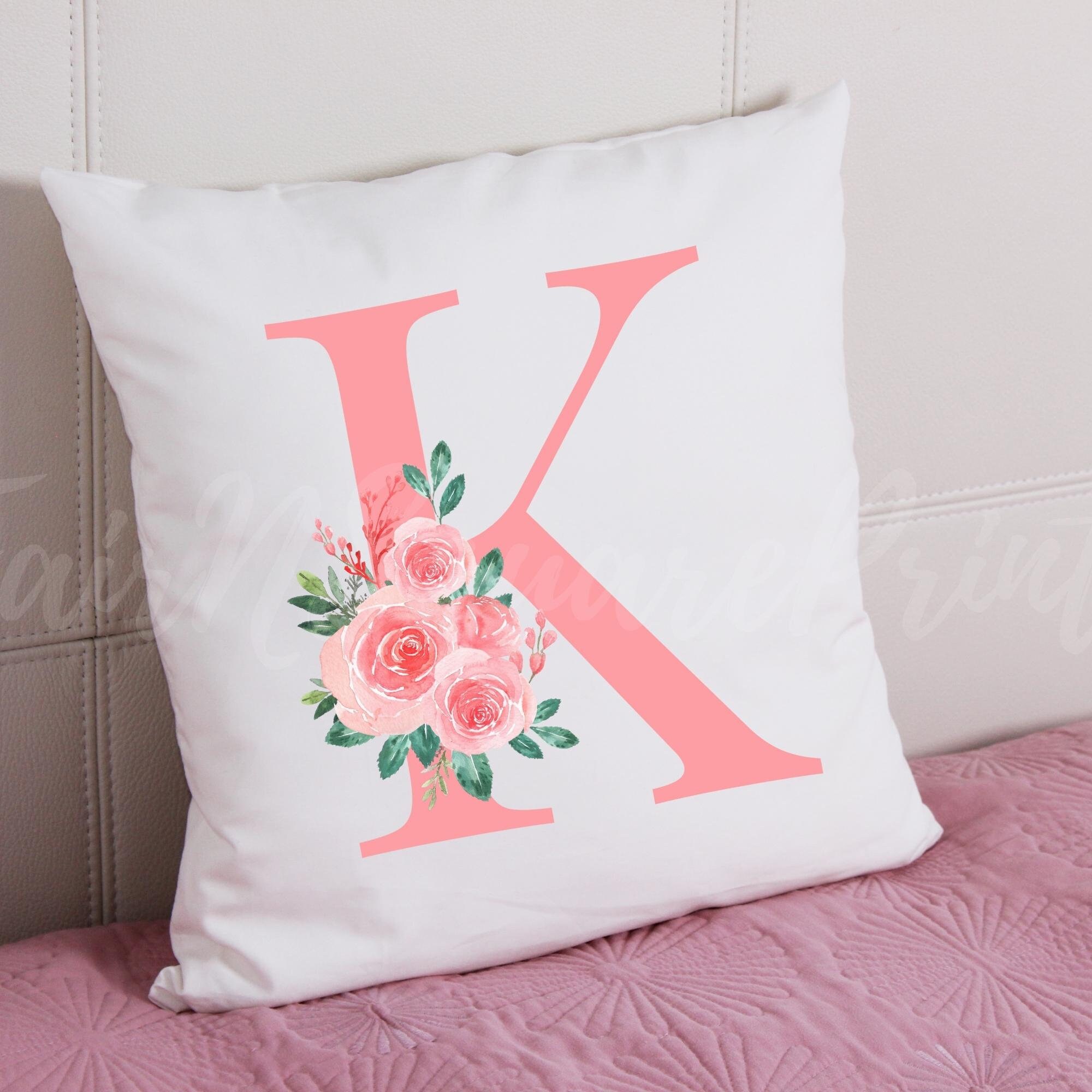 Initial K Pink Red Floral Png File for Sublimation/letter K - Etsy