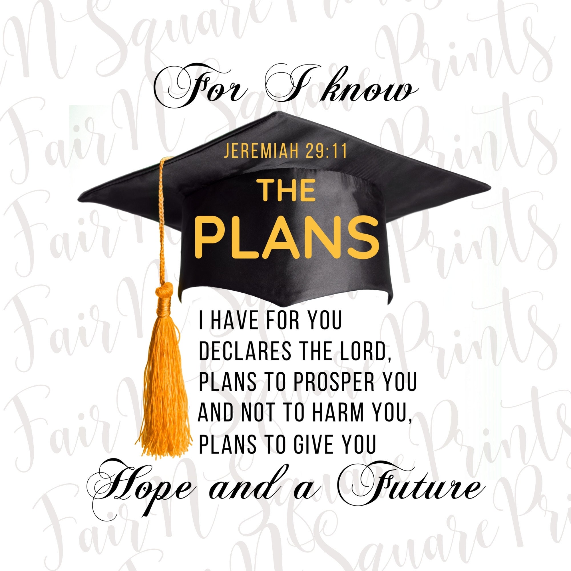 For I Know the Plans PNG File for Sublimation/jeremiah 29:11 - Etsy