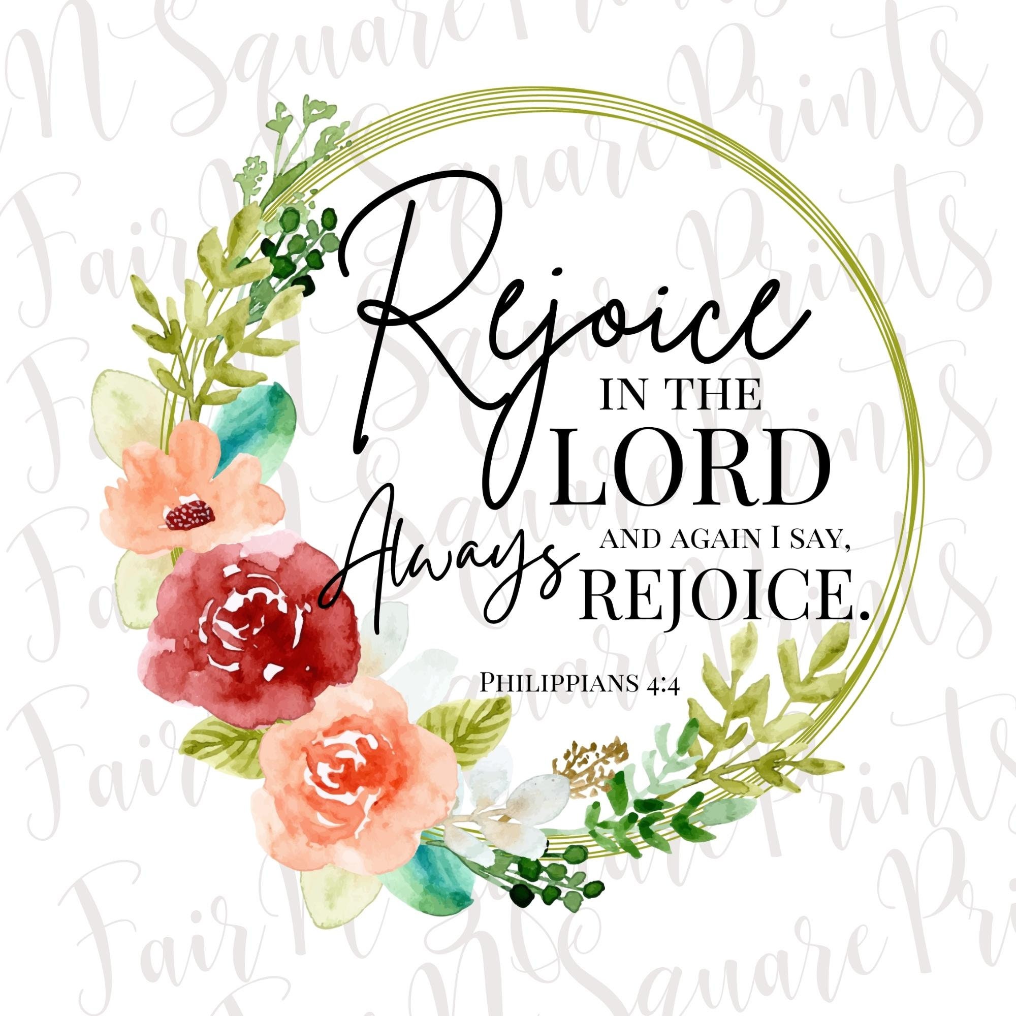 Rejoice In The Lord