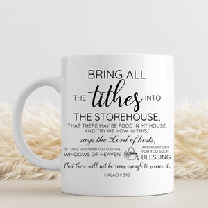 Malachi 3:10 - Bring All the Tithes Into the Storehouse Png File for ...