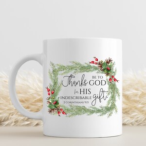 Thanks Be to God Png File for Sublimation/2 Corinthians 9:15 Png File ...