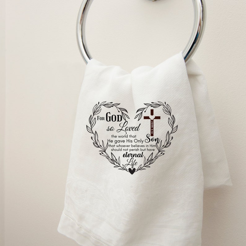 John 3:16 RSVCE Png File for Sublimation/for God so Loved the - Etsy