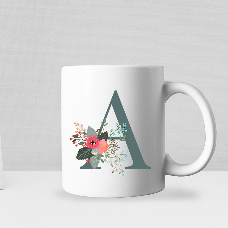Initial A PNG File for Sublimation/floral Initial A PNG for - Etsy Canada