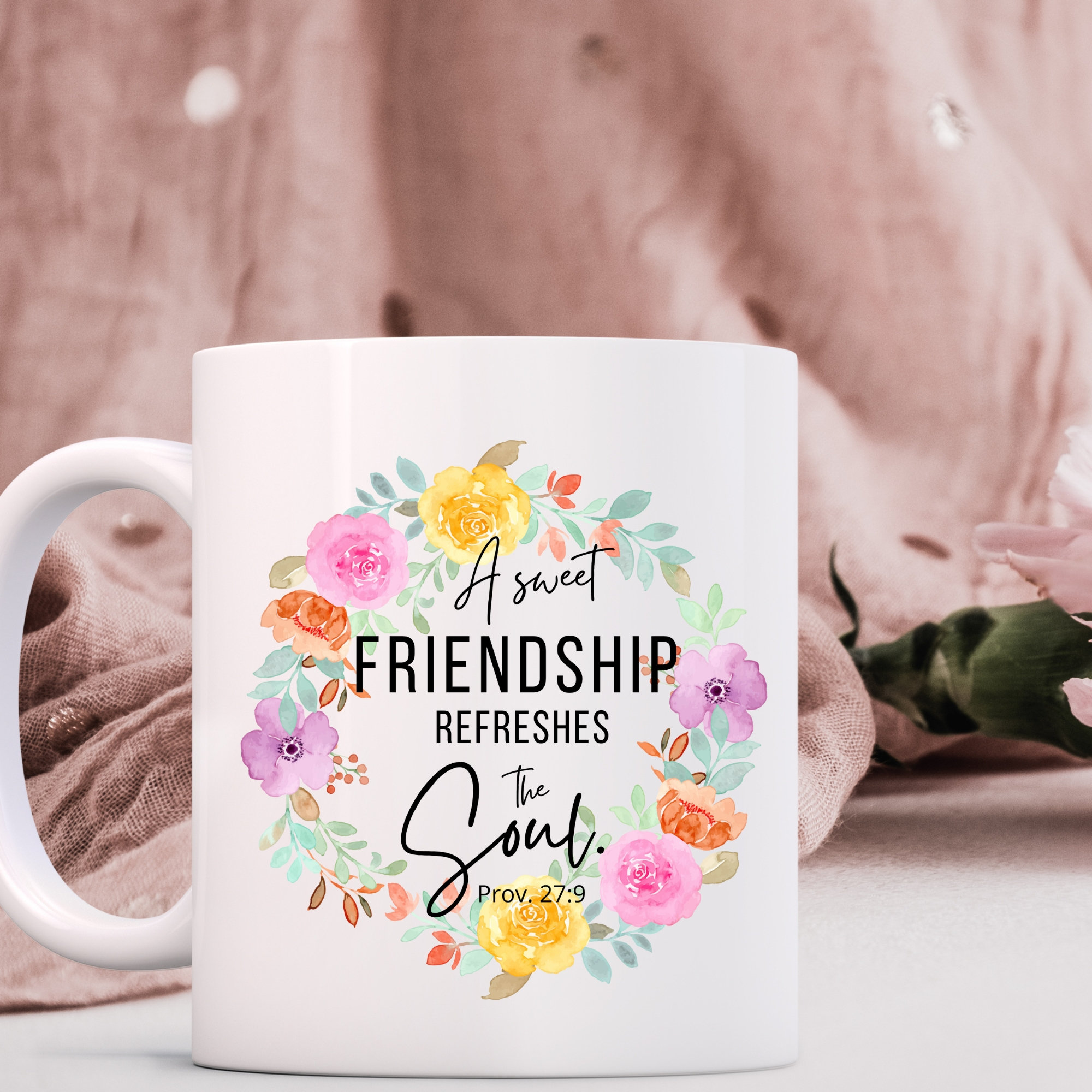 A Sweet Friendship Refreshes the Soul Png File for - Etsy
