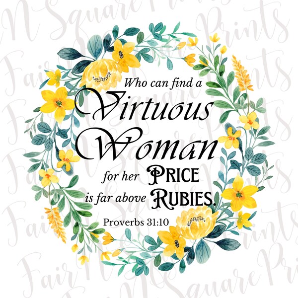 A Virtuous Woman - Etsy